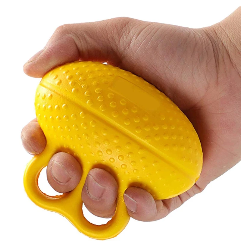 Finger Exerciser Hand Squeeze Ball Sensory Fidget Stress Relief ADHD ...