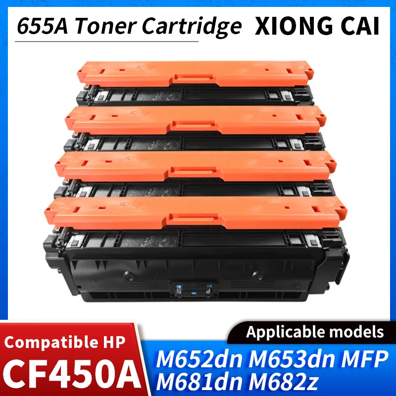 655A-Toner-cartridge-CF450A-CF451A-CF452A-CF453A-Compatible-for-HP ...