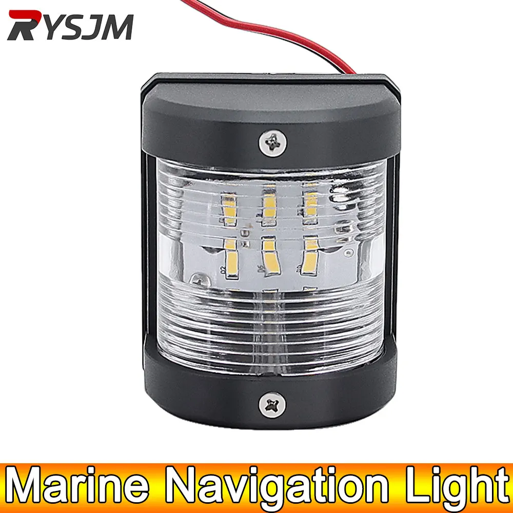 AD 1pc Universal 12V 24V ABS LED Navigation Light Lamp Signal Lamp For ...