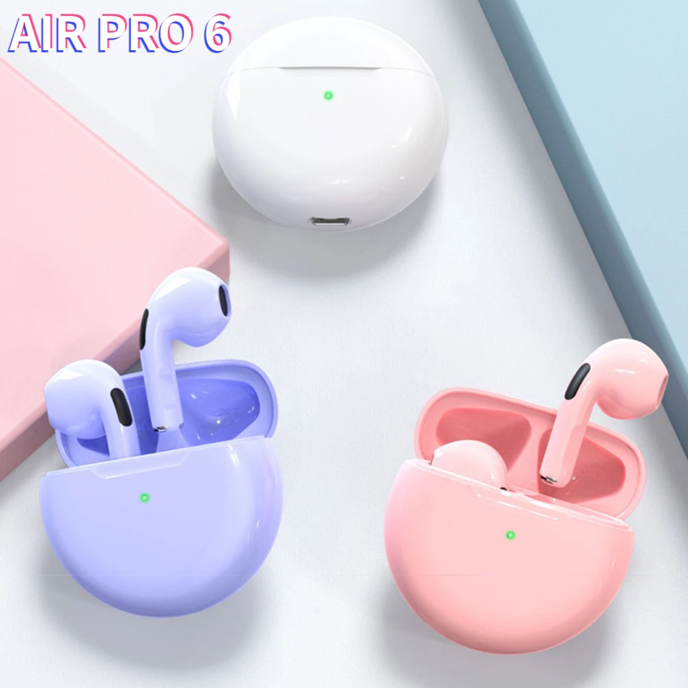 NEW Original Air Pro 6 TWS Wireless Headphones Fone Bluetooth Earphones ...