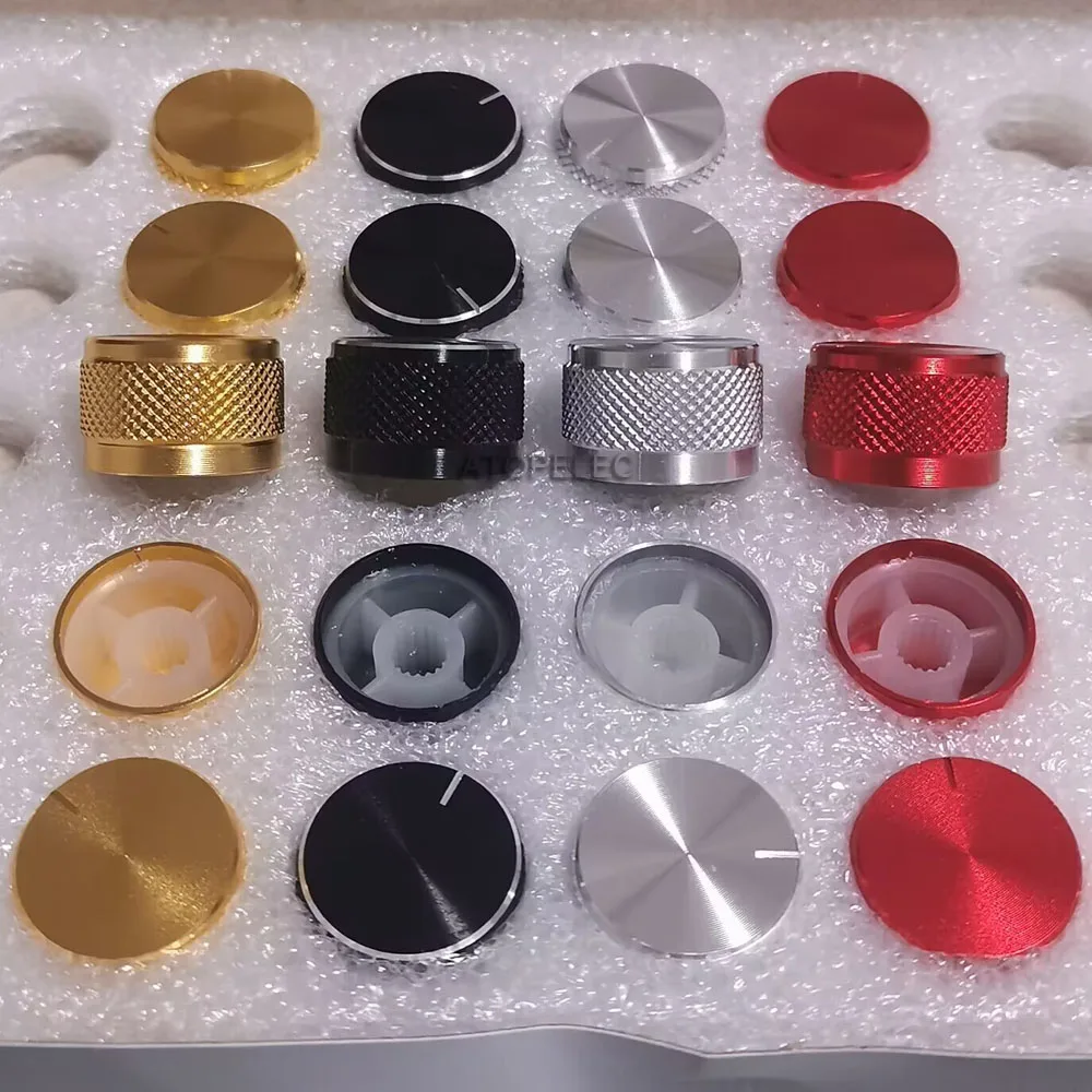 10pcs-20mm-13mm-Aluminum-DAC-CD-Amplifier-Potentiometer-Volume-Knob-6mm ...