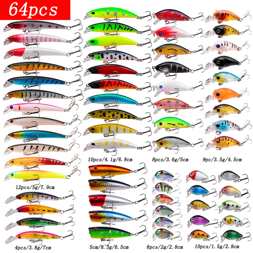 Fishing-Lure-Set-Fishing-Hard-Bait-Mini-Minnow-Floating-Swing-Crankbait ...