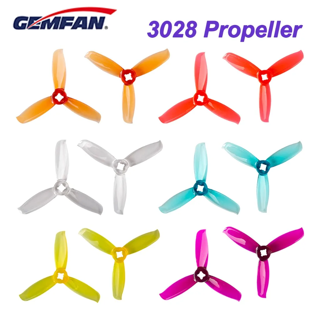 Gemfan 3 Airplane Propeller | 2 Pairs Gemfan Propeller | Gemfan ...