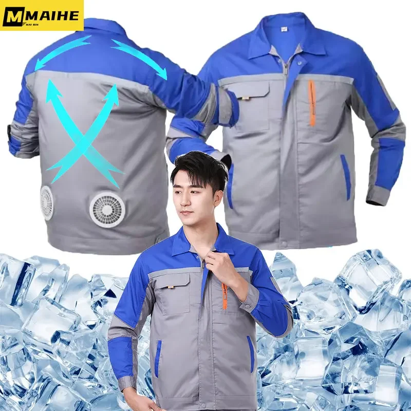 Cooling-Air-Conditioning-Clothing-Sunscreen-Long-Sleeve-Cooling-Fan ...