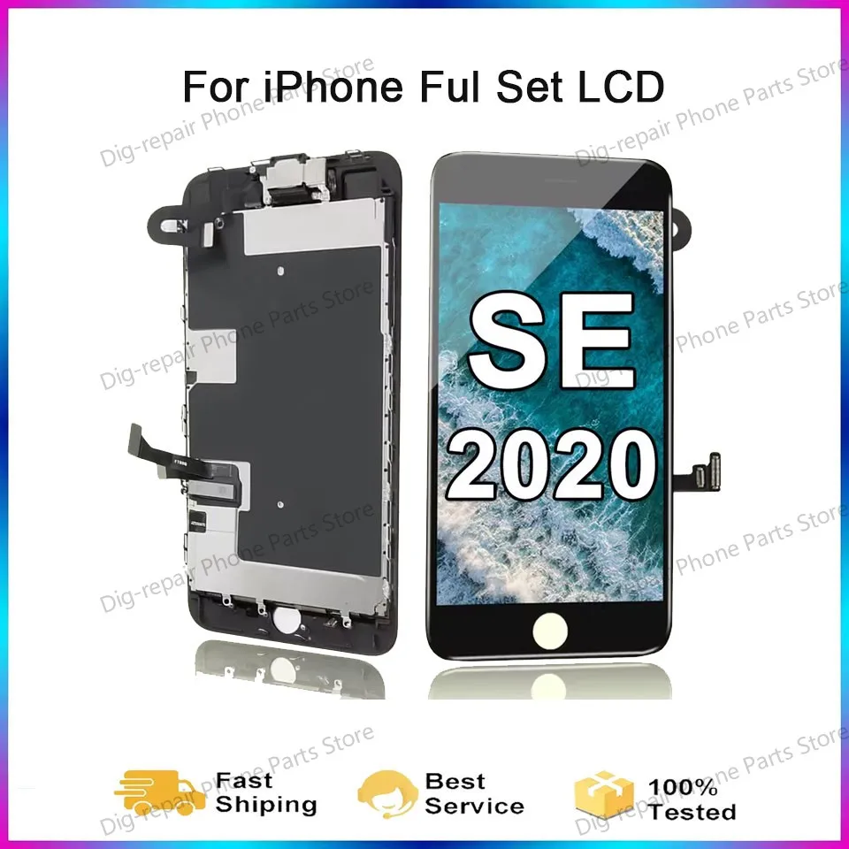 AAA Screen For iPhone SE 2020 SE2 Full Set LCD Display Replacement Kit ...