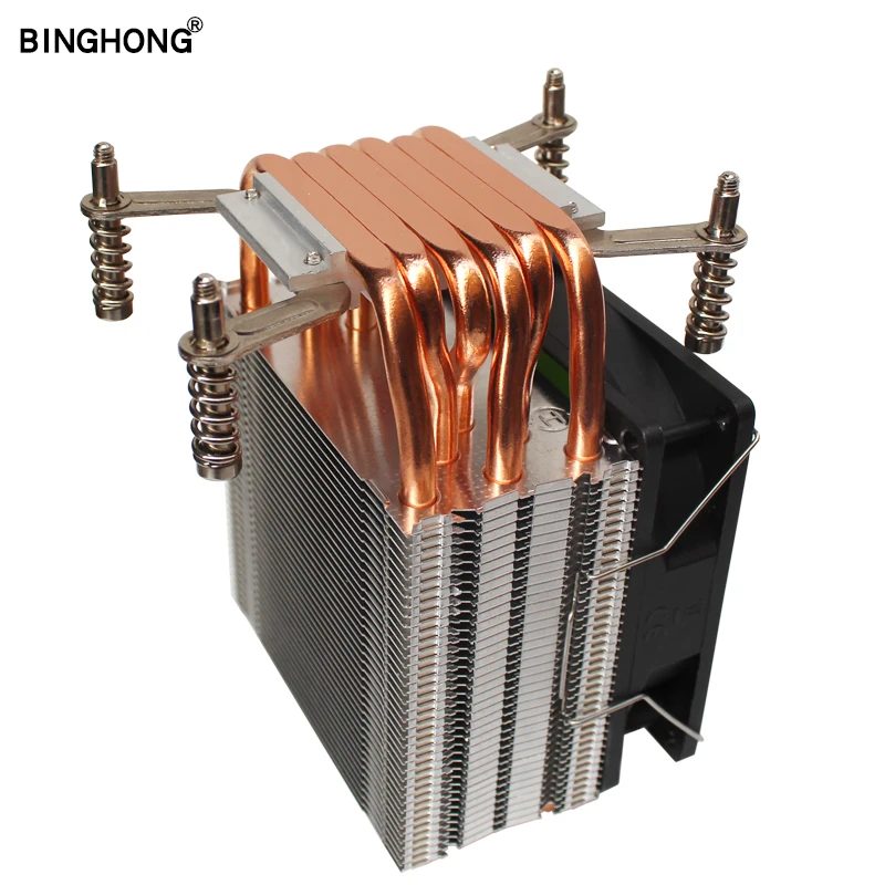 Cpu Cooler led fan 90mm 6 Heat pipe Hi-Q Narrow ILM 94*55CM Socket LGA ...