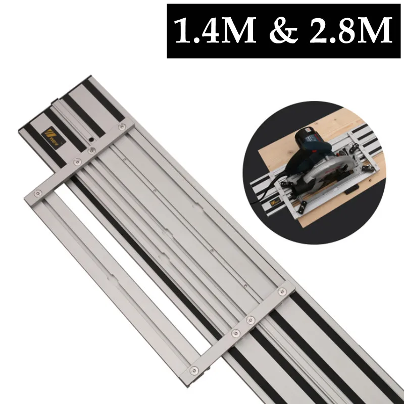 1.4/2.8m Universal Circular Saw Track Accu-cut Guide Rail Straight ...