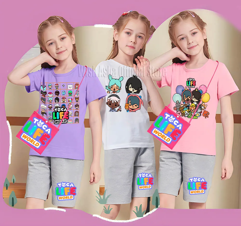 Wish-Asha-Toca-Boca-3D-T-shirt-4-Pcs-Children-Anime-T-Toca-Life-World ...