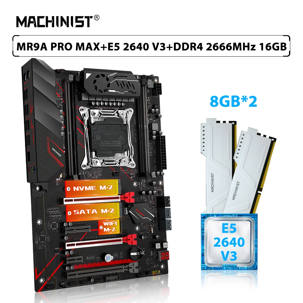 MACHINIST-X99-MR9A-PRO-MAX-Motherboard-Set-Kit-LGA-2011-3-Processador ...