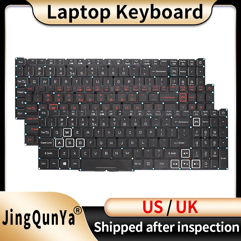 Teclado-retroiluminado-para-port-til-accesorio-para-ACER-Nitro-5-N22C1 ...