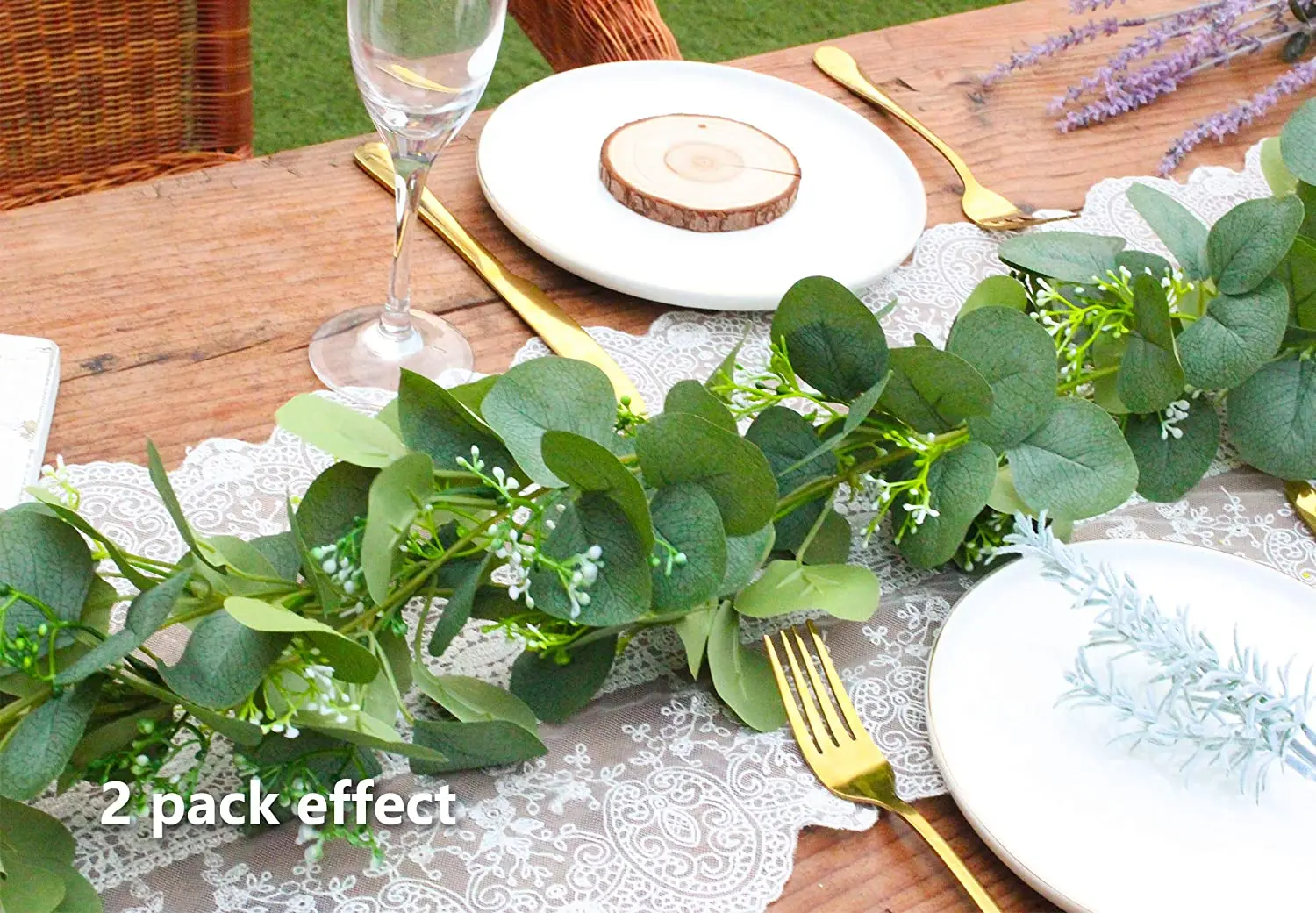 Seeded Eucalyptus Garland Wedding