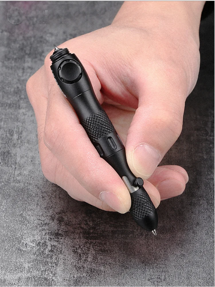 Fidget Spinner Tactical Pen EDC Girar Descompressão Outdoor Survival ...