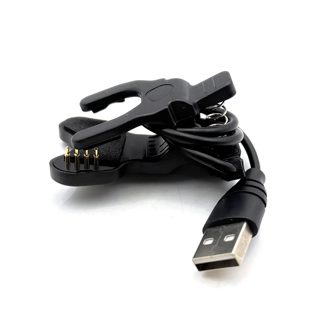 New For Smart Watch Universal USB Charging Cable Charger Clip 4 pin 8mm ...