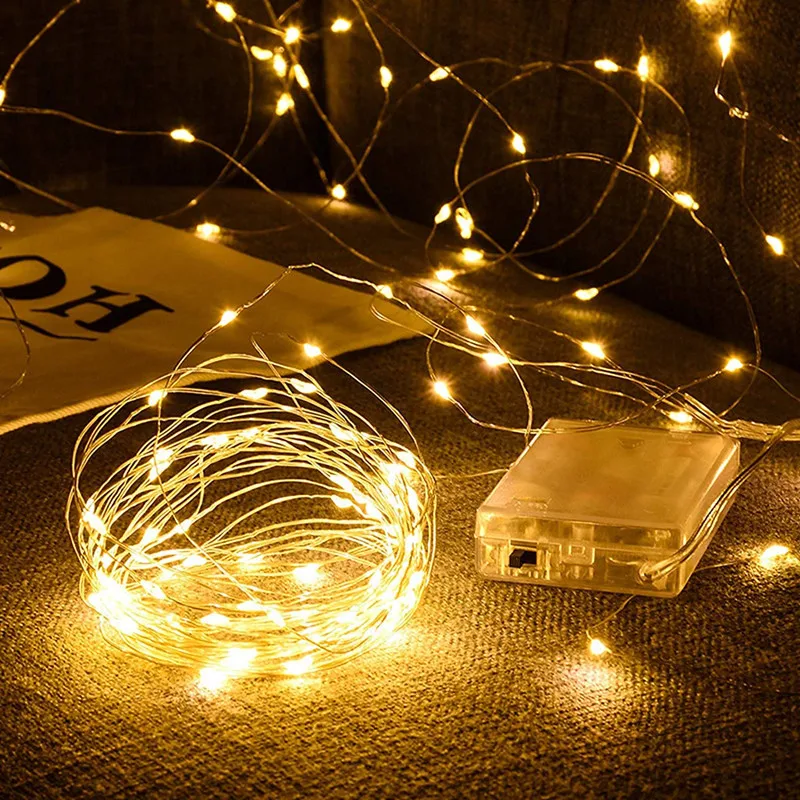 10M-Copper-Wire-LED-String-Lights-Outdoor-Waterproof-Garlands-Festoon ...