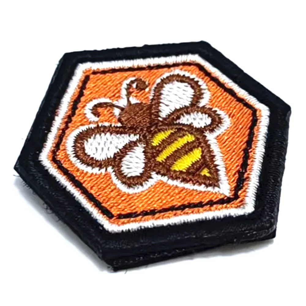 ewkft-Cute-Hexagon-Bees-Embroidered-Patches-for-Clothes-Dress-Hat-Jeans-Jacket-Pants-Mask ...