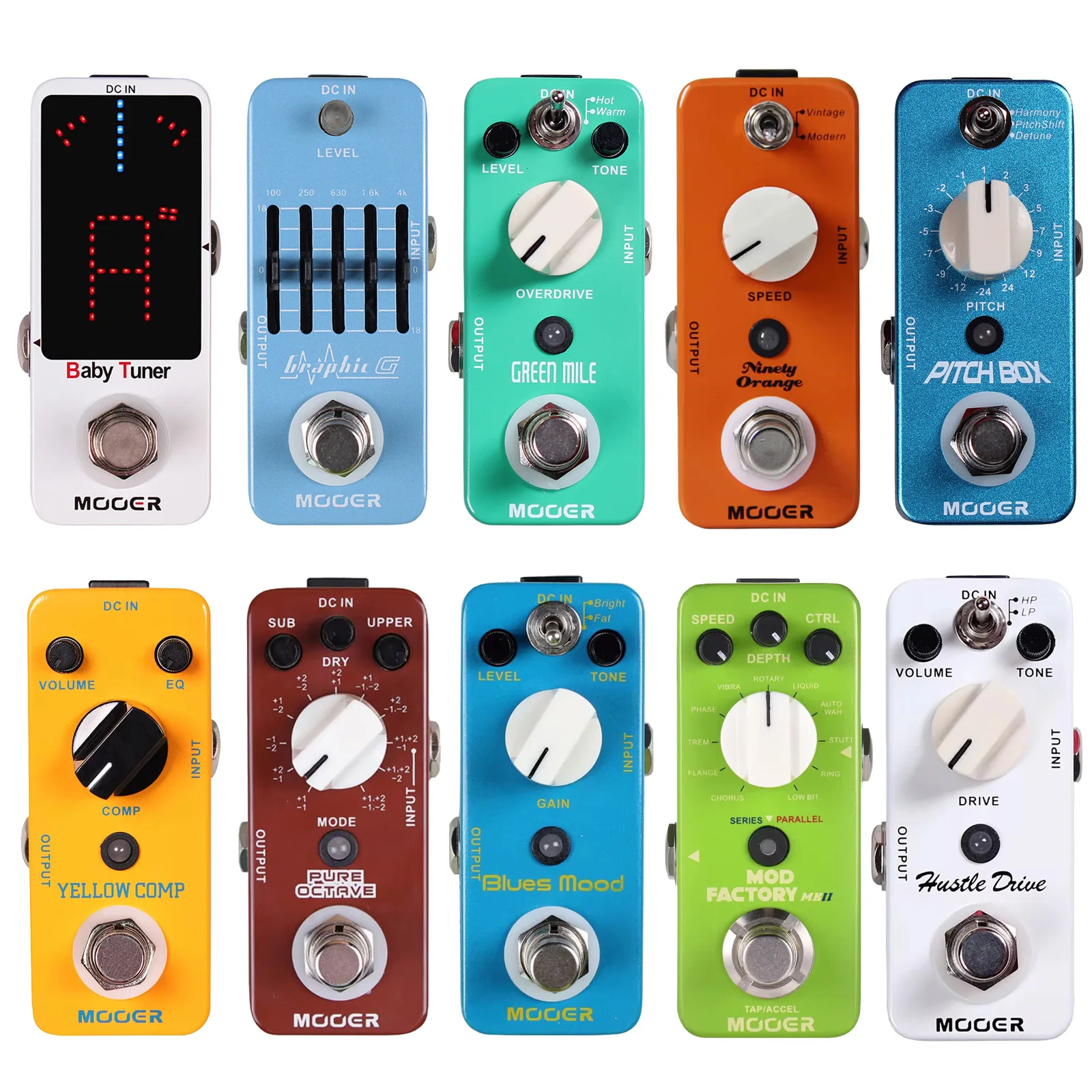 MOOER-Pedal-de-efectos-de-guitarra-Mds2-MME2-MBD2-MOC1-MCS2-MPS1-MPH1 ...