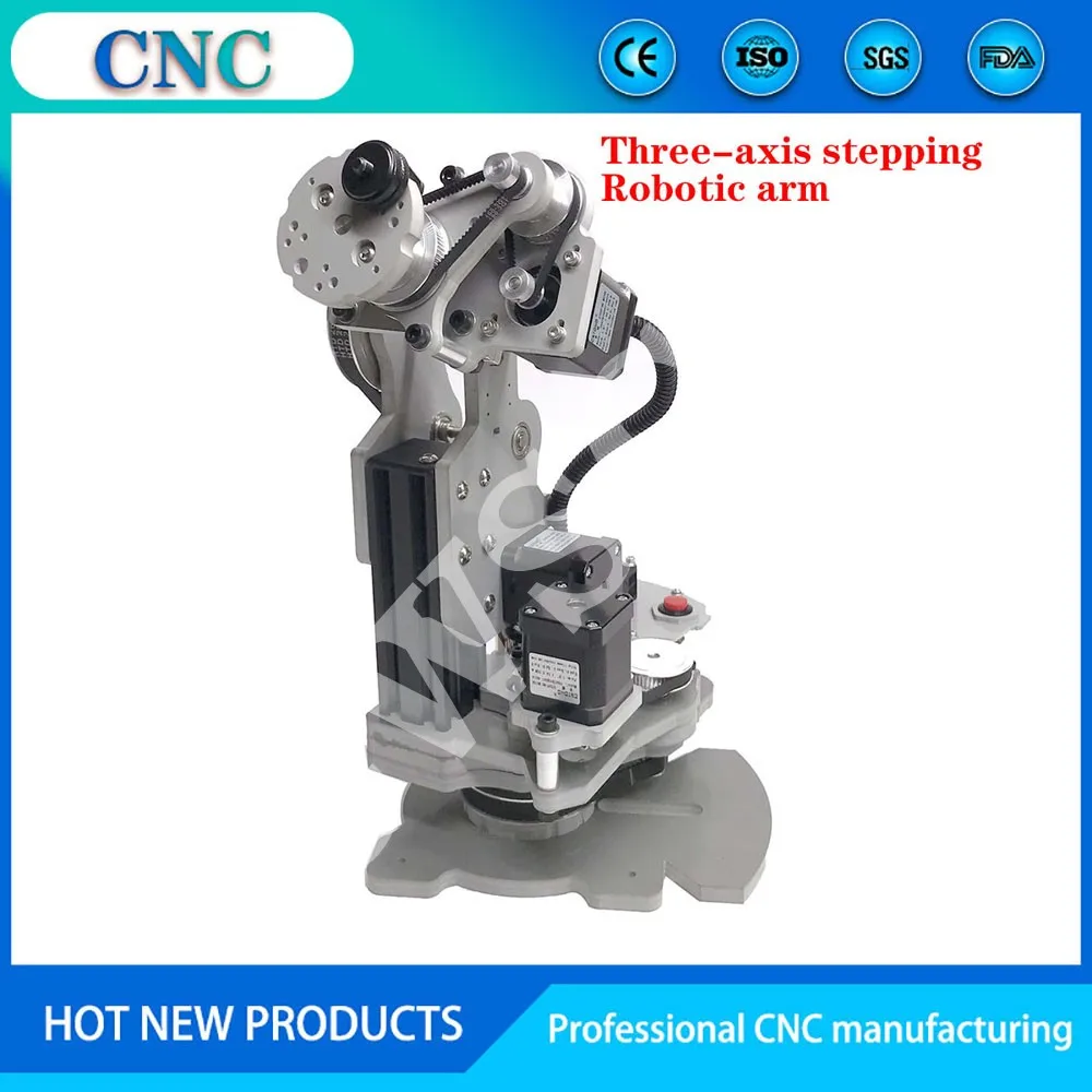 Programmable-three-axis-stepping-mechanical-arm-rotating-shooting-pan ...