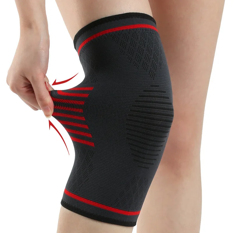 1Pc-Knitted-Sports-Compression-Knee-Pad-Elastic-Unisex-Gym-Knee-Pads ...