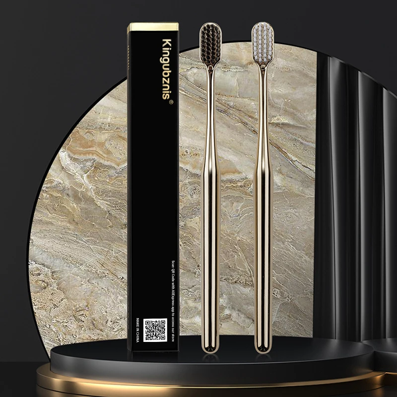 Kingubznis-Gold-Toothbrush-Luxury-Soft-Gold-Teeth-Brush-Men-Women-Adult ...