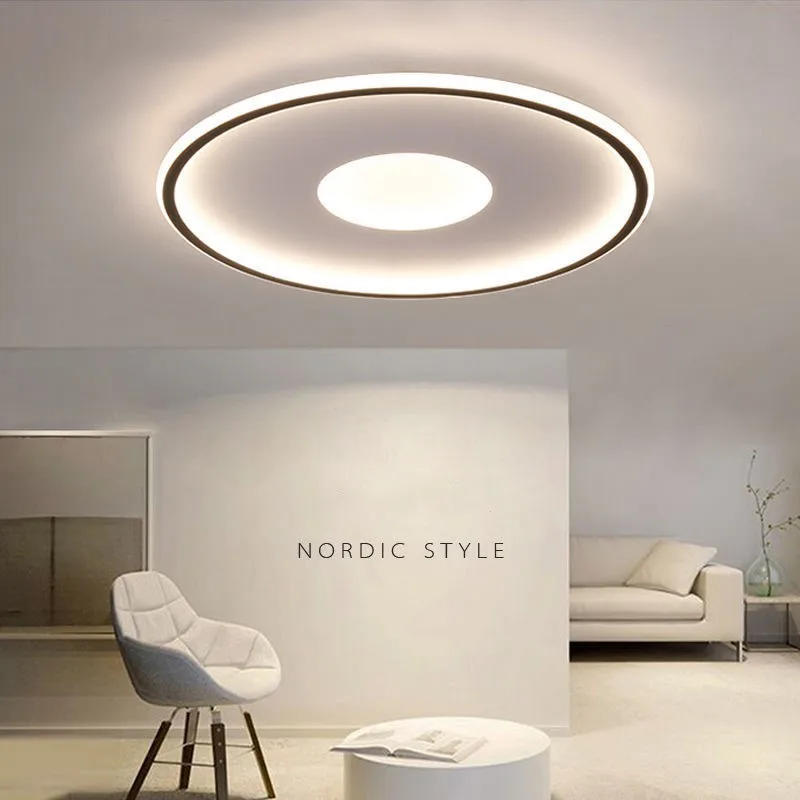 Luz-LED-de-techo-moderna-l-mpara-regulable-de-18W-24W-36W-48W-220V-con ...