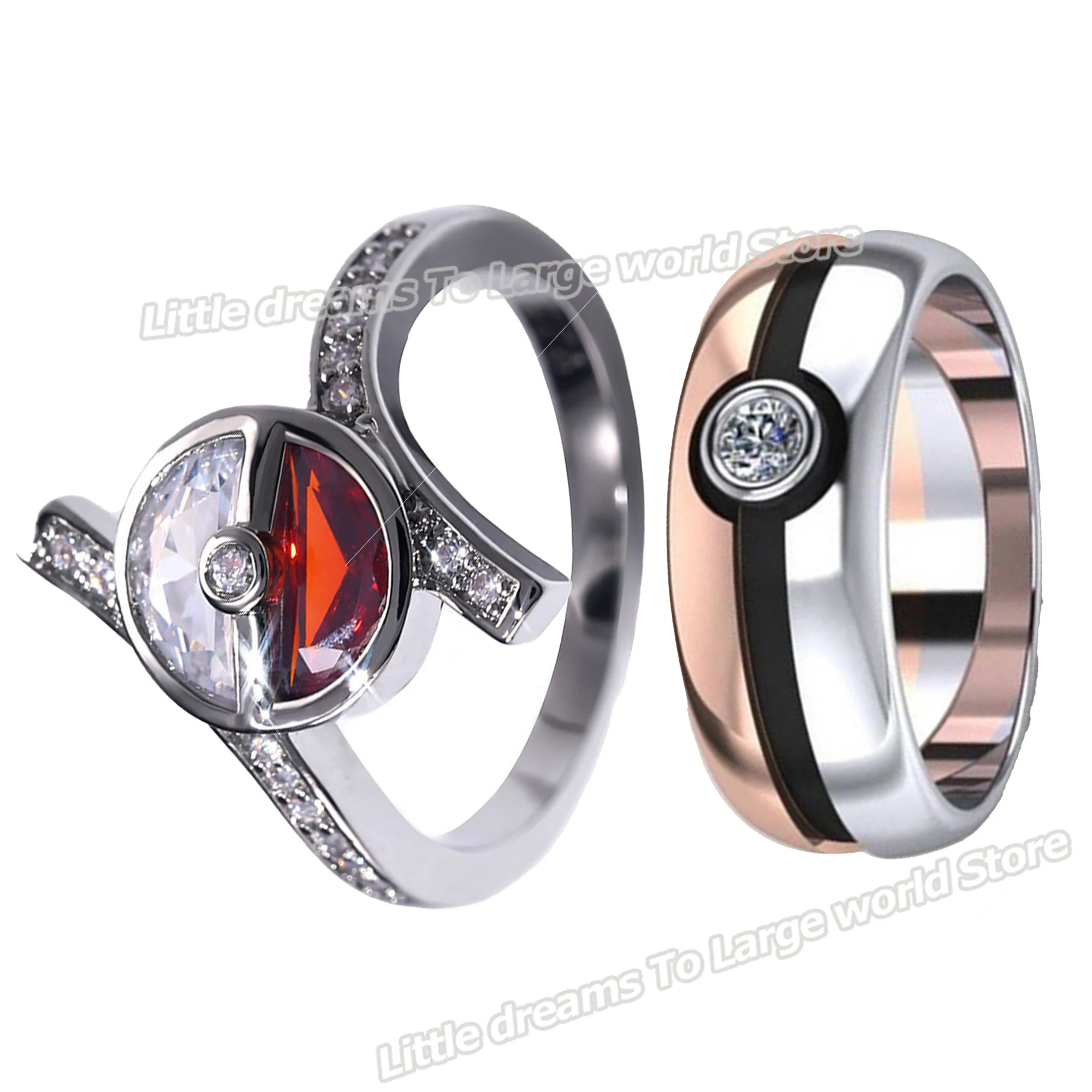Pokemon Wedding Rings