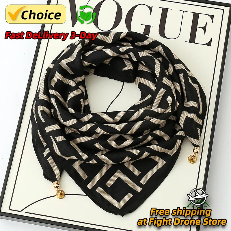 Hot-Magnetic-Triangle-Neck-Protection-Scarf-for-Women-in-Autumn-and ...