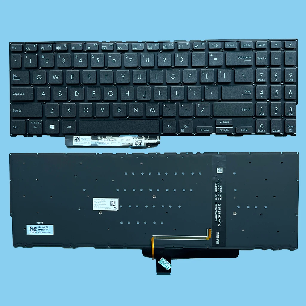 UX564-US-Russian-Backlit-Keyboard-for-Asus-ZenBook-Flip-15-UX564-UX564E ...