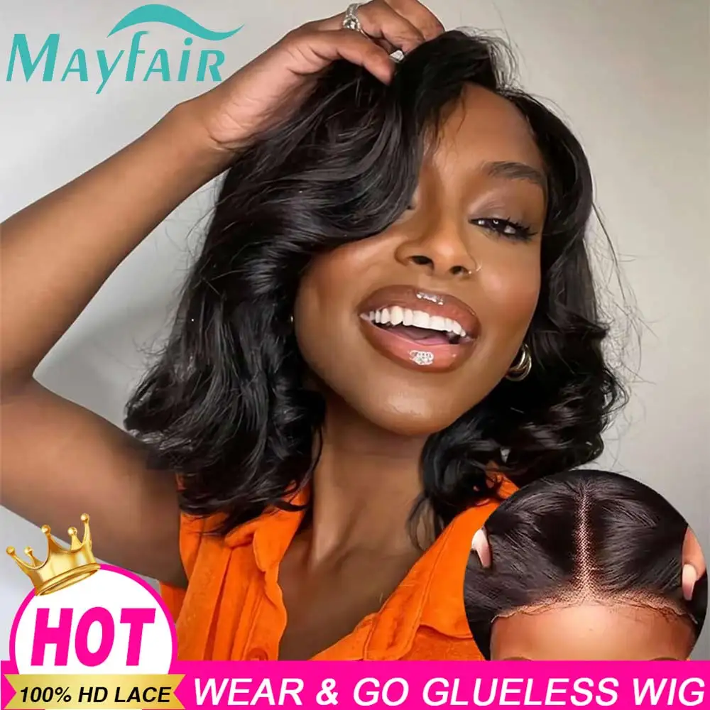 Mayfair-Wear-and-Go-Glueless-Wig-Human-Hair-Body-Wave-Short-Bob-Wig-6x4 ...