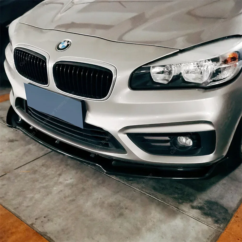 For-BMW-F45-F46-Car-Front-Bumper-Lip-Spoiler-Splitter-Diffuser-Retrofit ...