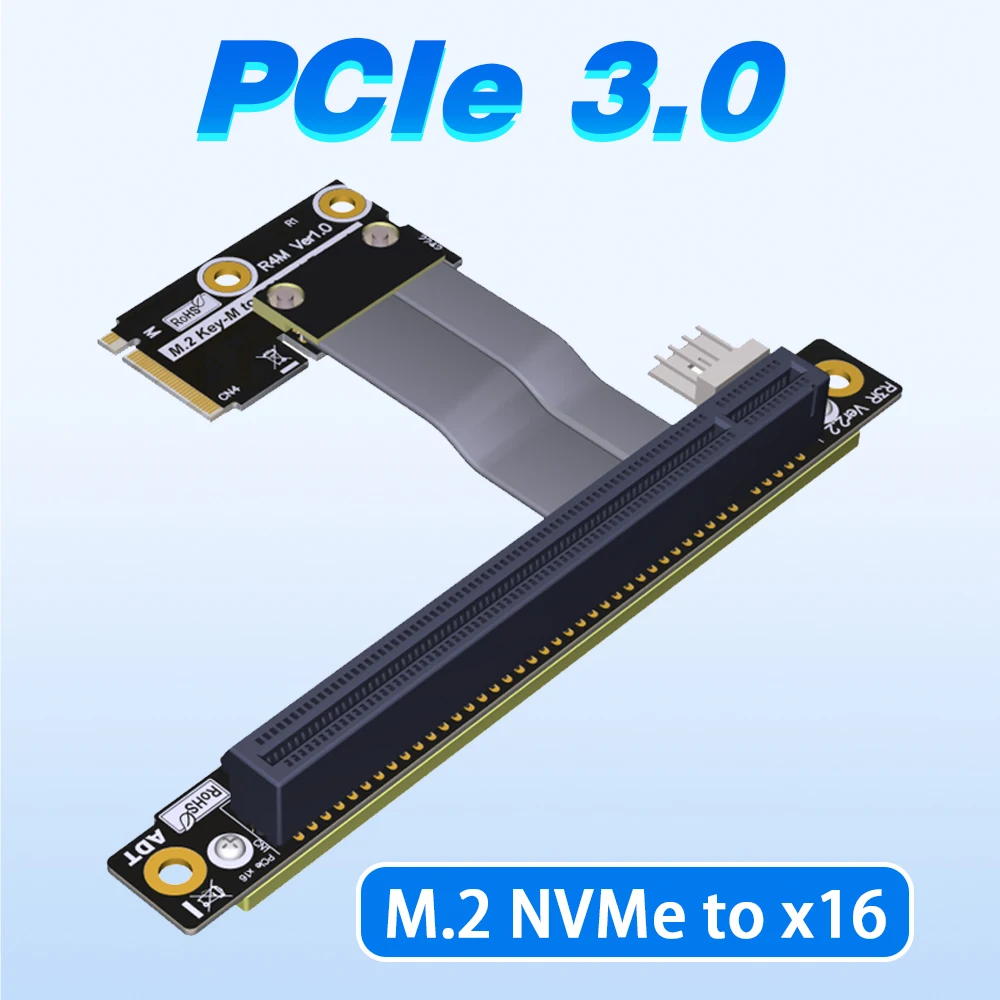 M2-NGFF-NVMe-STX-mainboard-graphics-card-extension-line-to-PCIE-x16-M-2 ...