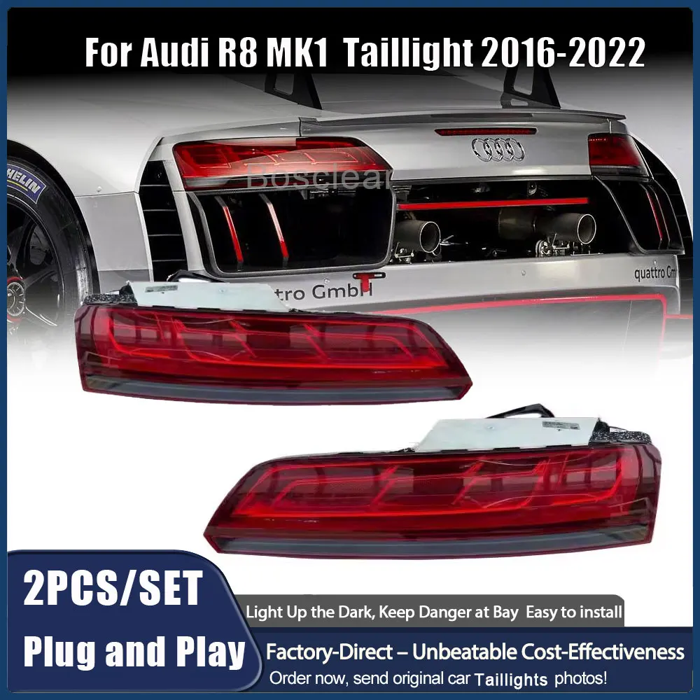 for Audi R8 Rear Light Taillight 2016 2017 2018 2019 2020 2021 2022 ...