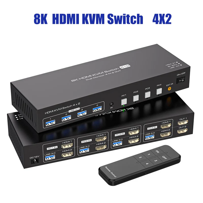 8K-Dual-Monitor-HDMI-KVM-Switch-4-Computers-2-Monitors-4-Port-KVM ...