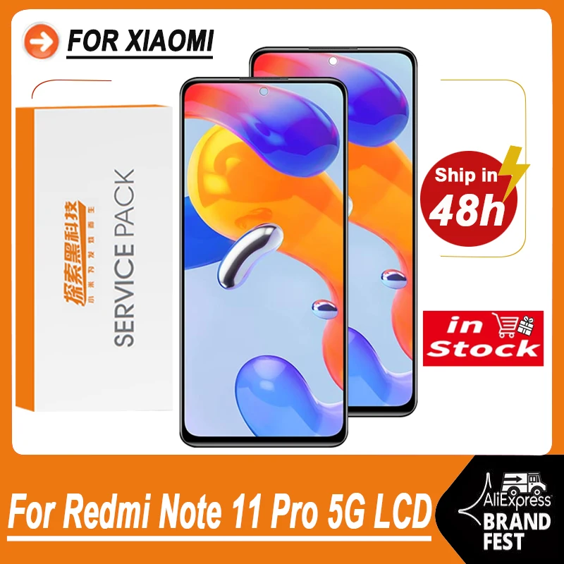 Amoled For Xiaomi Redmi Note 11 Pro 2201116tg 2201116ti Lcd Display ...