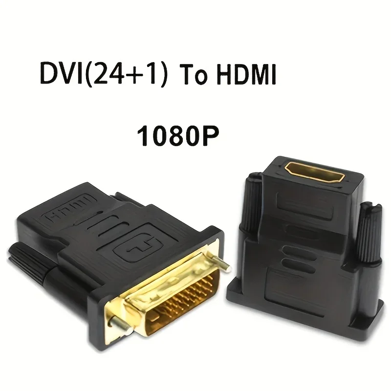 Bi-directional-DVI-D-Connector-For-Adapter-24-1-Male-Connector-For ...