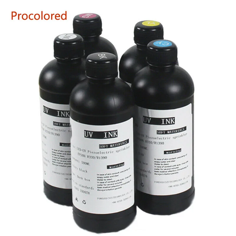 250ML Bottle Procolored UV Ink For Epson L800 L805 L1800 R330 1390 1400 ...