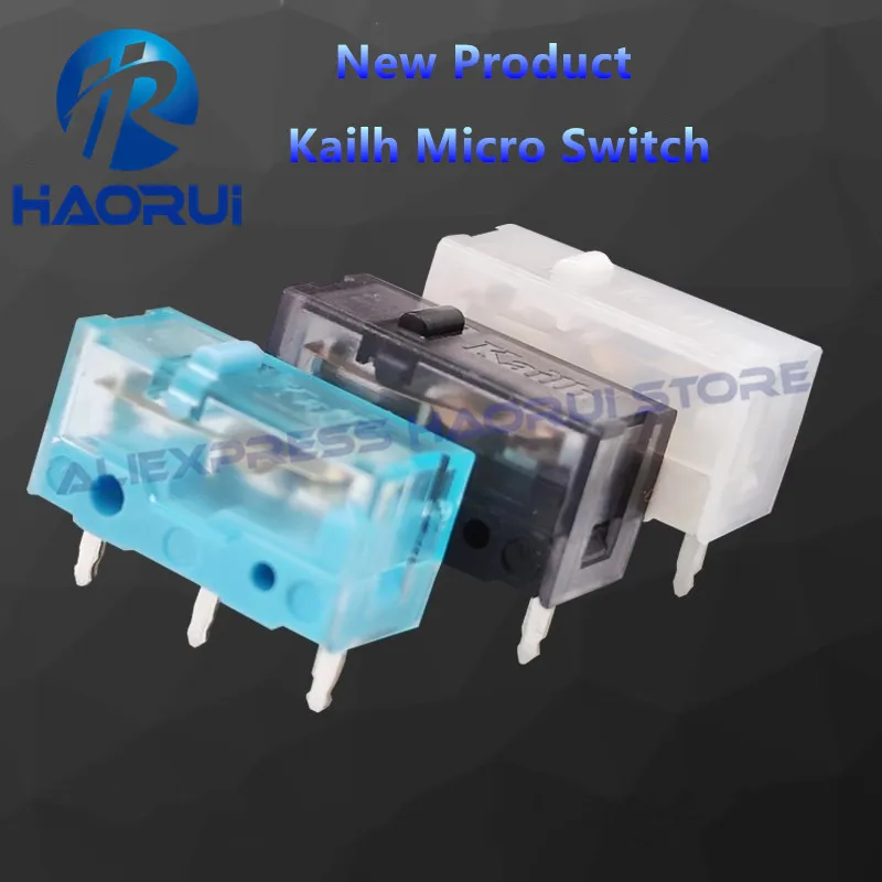 2Pcs New Product Kailh GM8.0 Black Mamba White Blade Micro Switch 80 ...