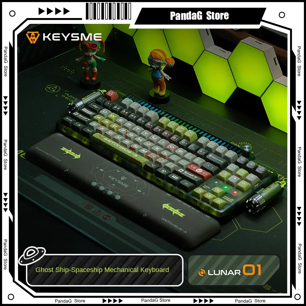 KeysMe-Ghost-Ship-Lunar01-Customized-Mechanical-Keyboard-Wireless ...