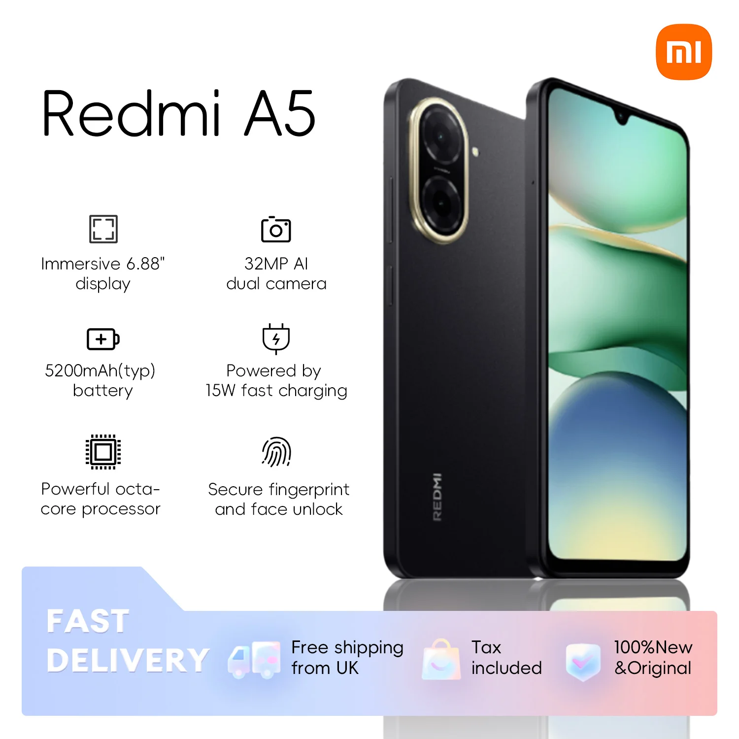 Xiaomi Redmi A5 4G 64GB/128GB Global Version 32MP AI Camera 5200mAh ...