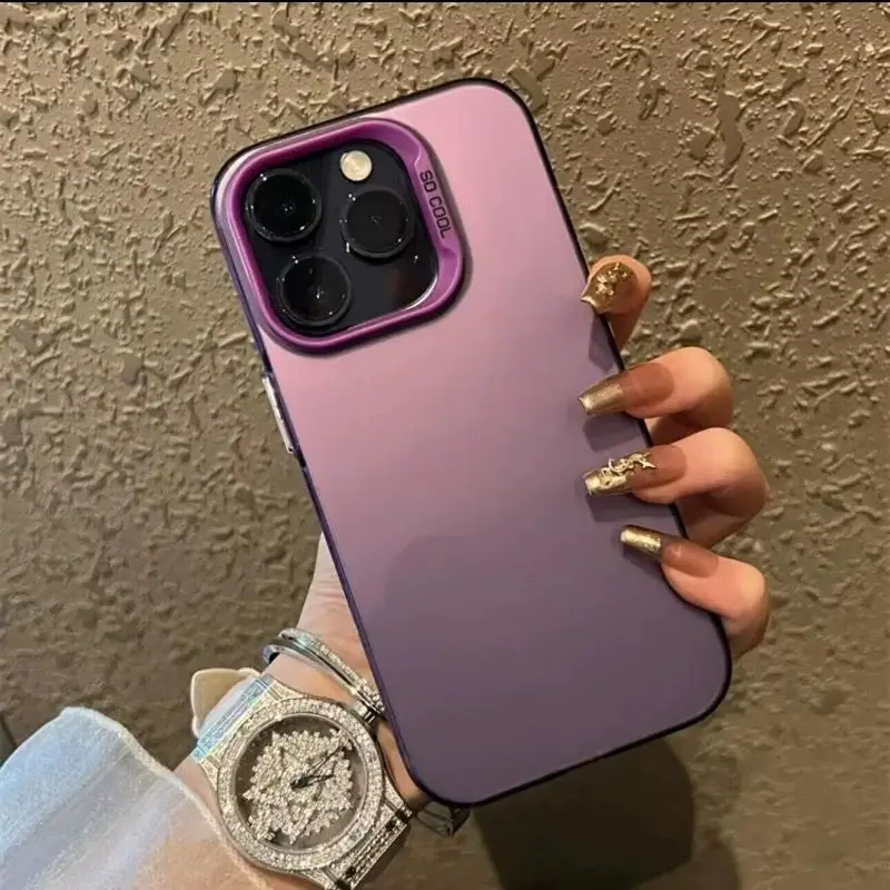 Silver Luxury Matte Color Phone Case Cover for Redmi A1 A2 (VT-CYKS)