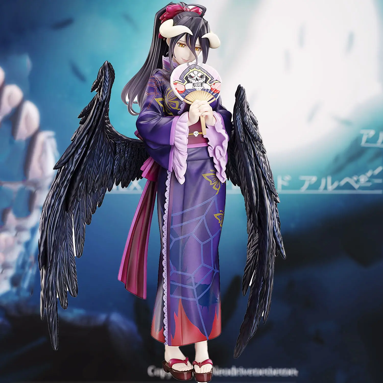 Anime Overlord Albedo Action Figure Bathrobe Kimono Albedo Figures ...