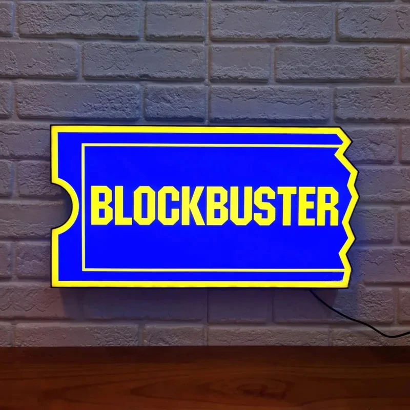 Blockbuster-Game-Logo-LED-Lightbox-Sign-Playroom-Ambient-Light-Games ...
