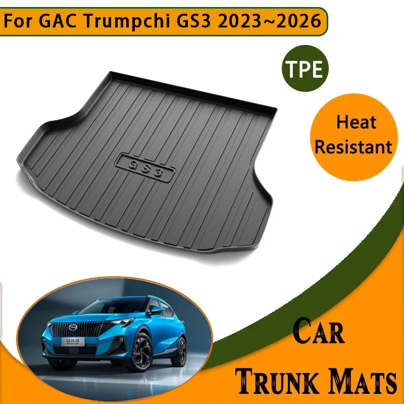 For GAC Trumpchi GS3 Emzoom Yingsu II 2023~2026 Car Rear Trunk Mats ...