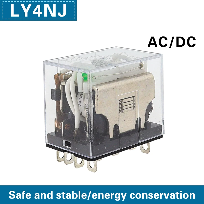 1PCS-LY4NJ-General-Electromagnetic-Intermediate-Relay-HH64P-Mini-Relay ...