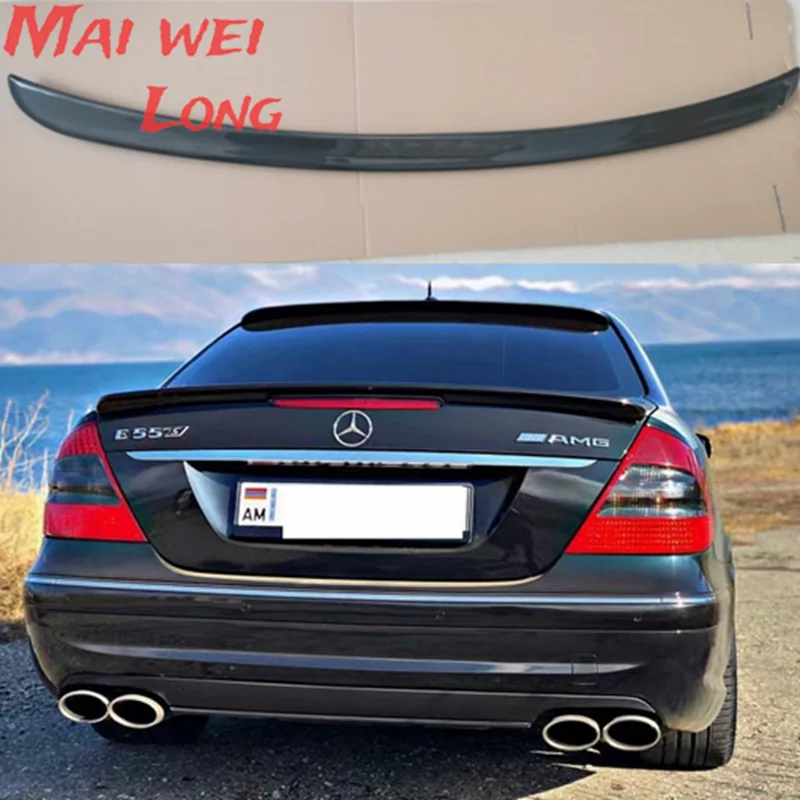 W211-Rear-Window-Roof-and-AMG-Style-Trunk-Spoiler-For-Mercedes-Benz-E ...