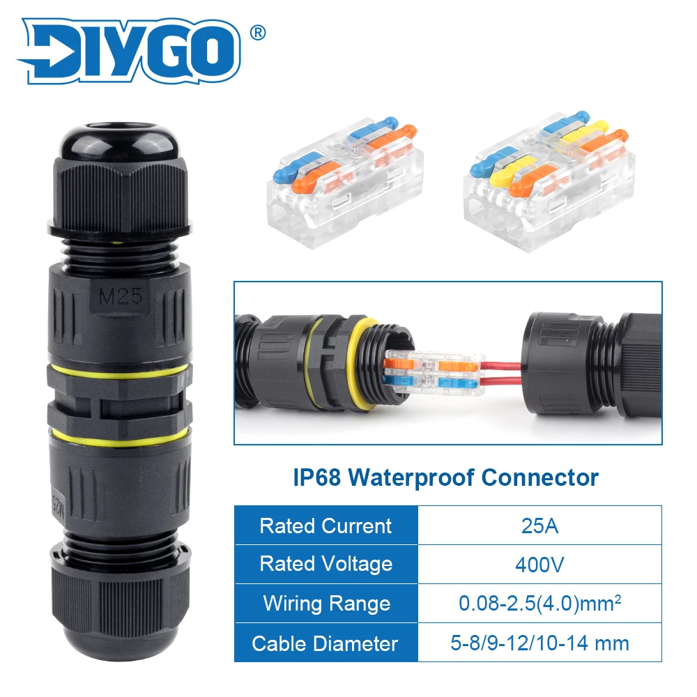 IP68-M25-Waterproof-Connector-Electrical-Light-Junction-Box-Wire-Cable ...
