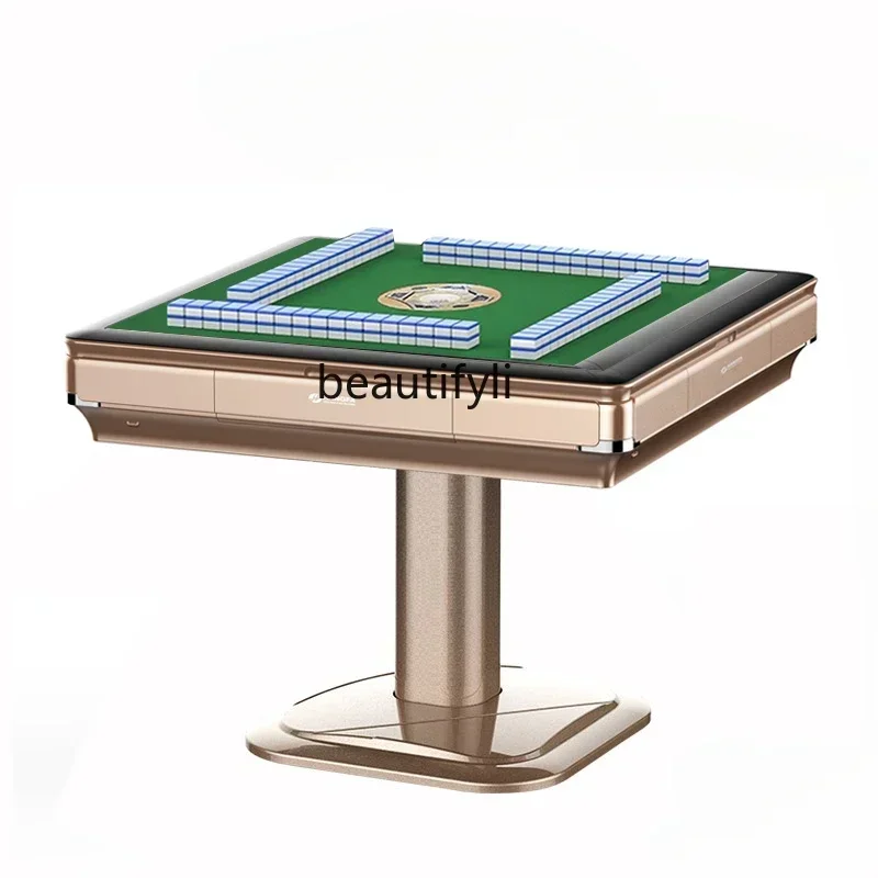 Electric-Double-Drive-Bass-Mahjong-Machine-Automatic-Household-Folding ...