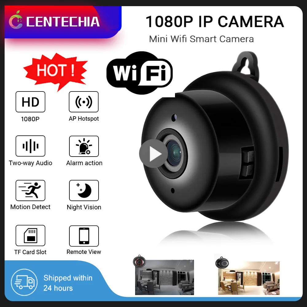 1080P-Wireless-Wifi-Mini-Camera-Two-Way-Audio-Night-Vision-Baby-Monitor ...