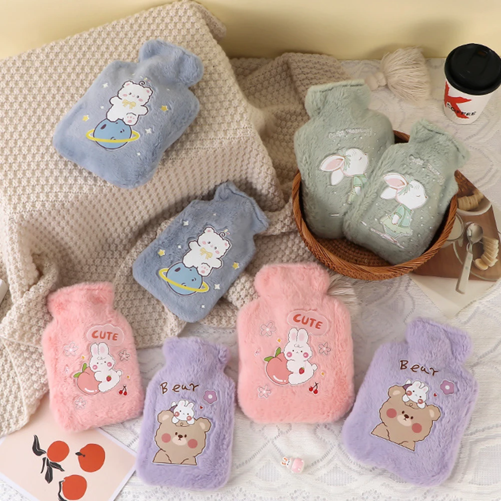 Cute-Hot-Water-Bottle-Bag-for-Girls-Plush-Shoulder-Hand-Warmer-Heat ...