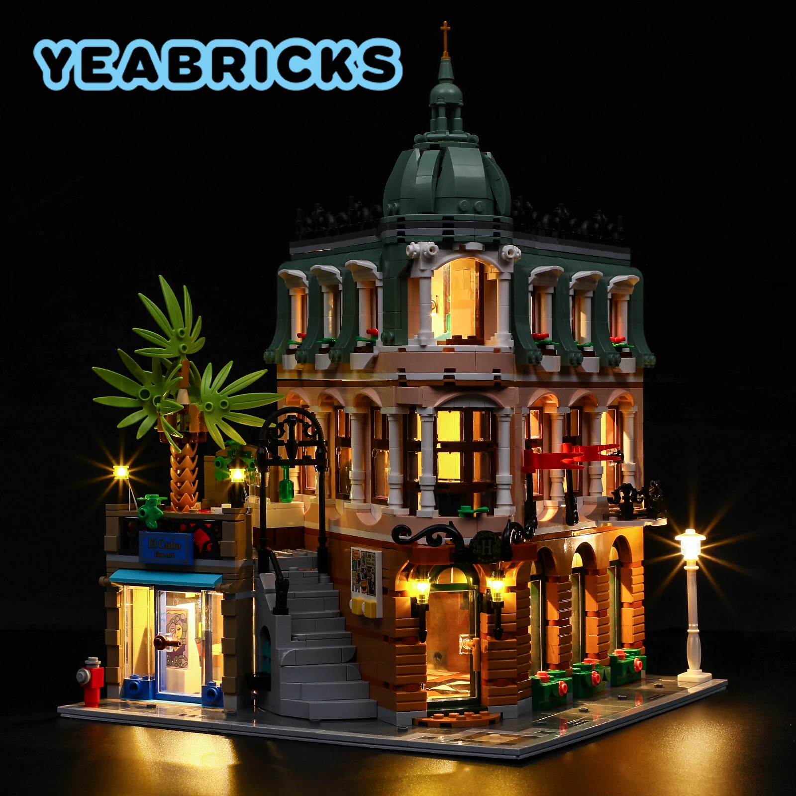 YEABRICKS-LED-Light-Kit-for-10297-Boutique-Hotel-Building-Blocks-Set ...