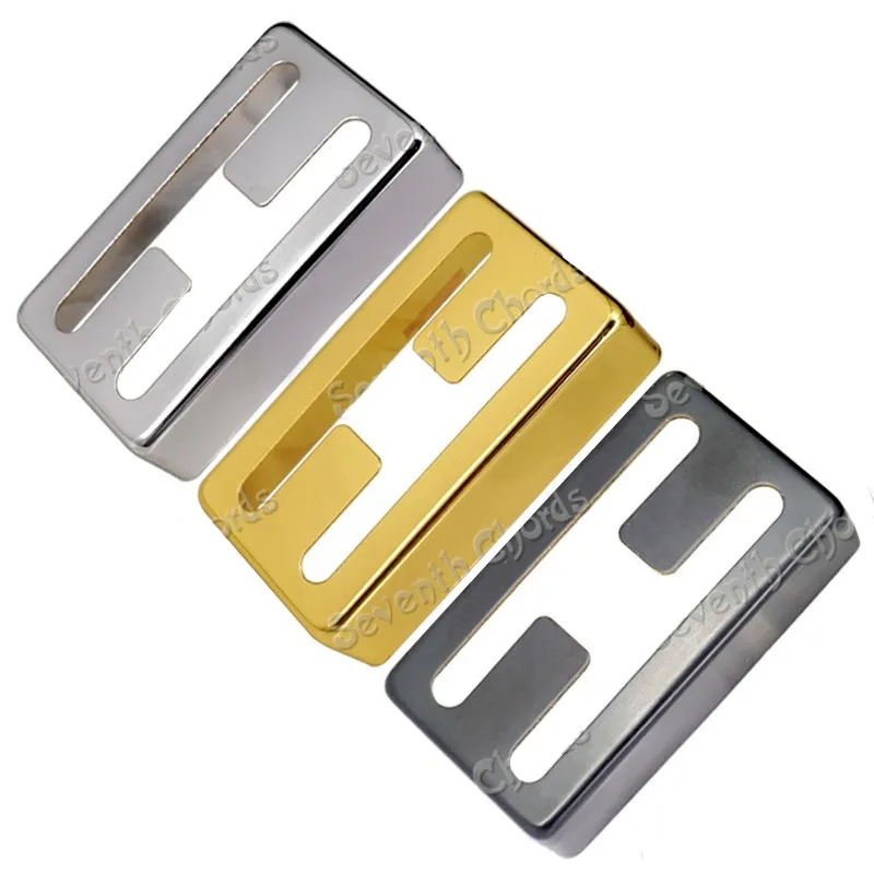 2pcs lot Brass Hole Electric Guitar Pickup Humbucker Cover Chrome Black 2pcs-lot-brass-hole-electric-guitar-pickup-humbucker-cover-chrome-black